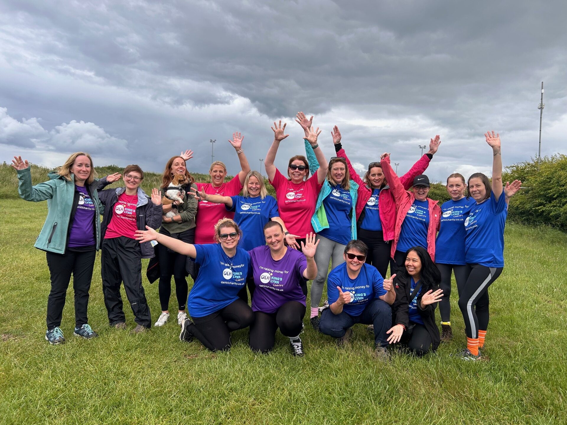 Team QEH healthcare workers put patients first with 13-mile coastal ...